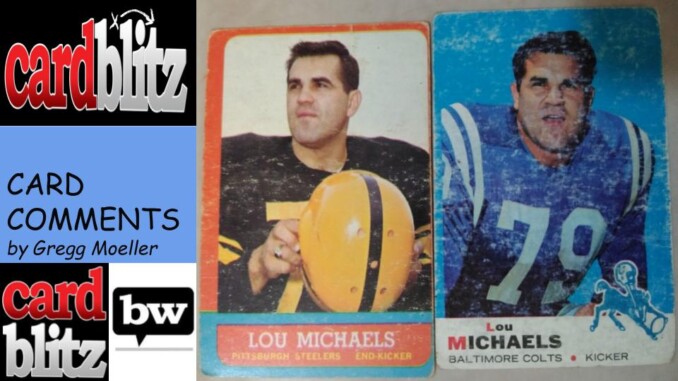 Card Comments… Lou Michaels – Blitz Weekly